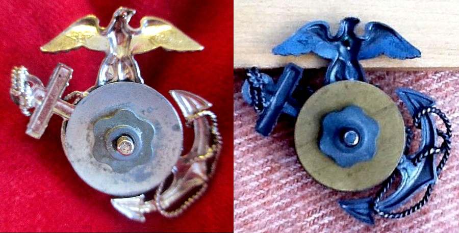 Officer Cap EGA's - Were They Issued with Washers? - MARINE CORPS EGA ...
