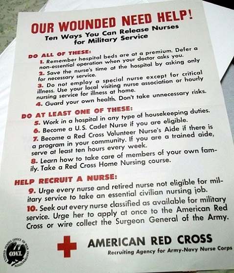 Original Red Cross WWII Poster - WOMEN'S SERVICES - U.S. Militaria Forum