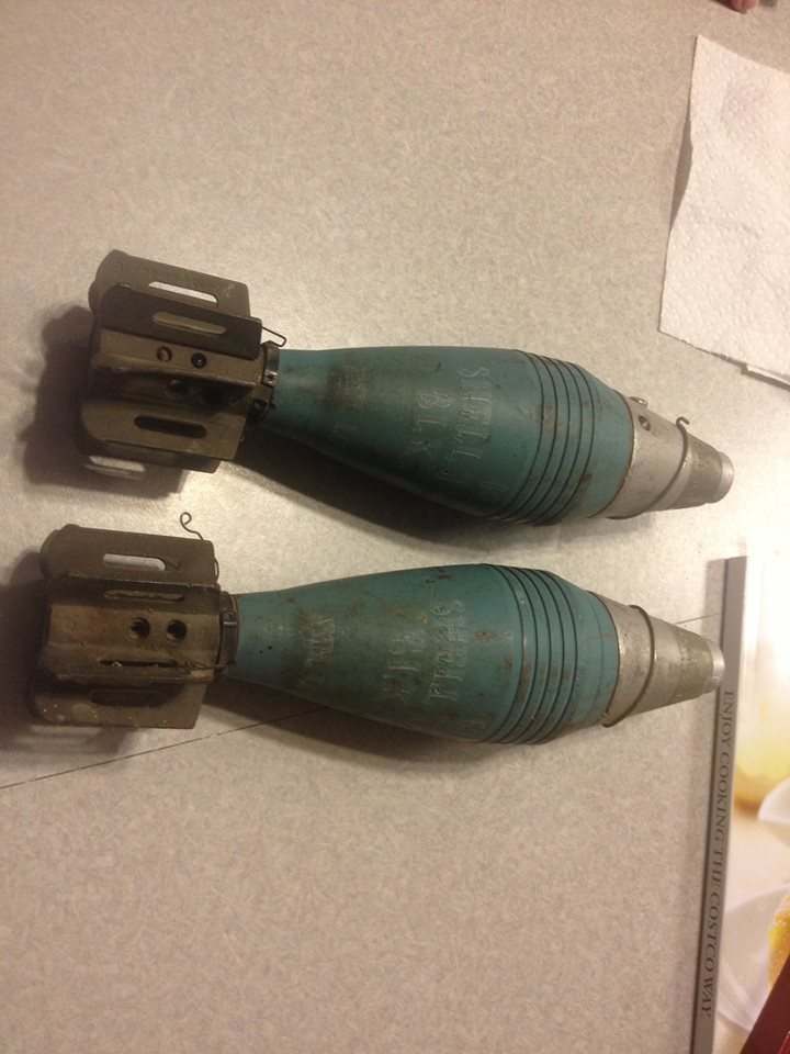 Pair of M50A2 mortars - FIREARMS - U.S. Militaria Forum