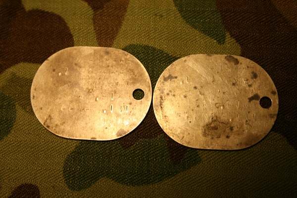ww2 usmc brass dog tags - IDENTITY ITEMS (DOG TAGS, BRACELETS, ETC) - U ...