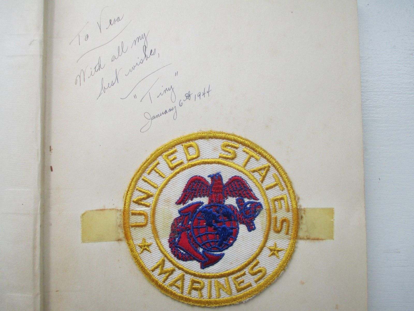 WW2 USMC PX Patch inside "Boot" book. WW2? - MARINES - U.S. Militaria Forum