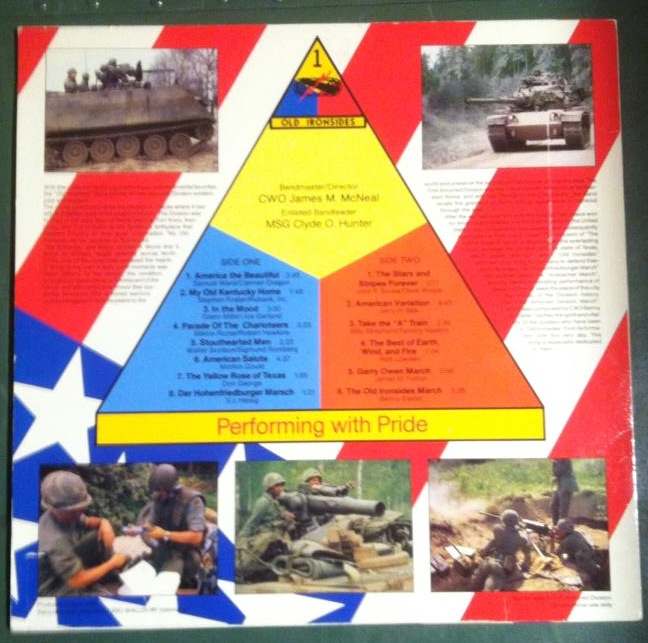 1st Armored Division Band LP Record - BASE/BIVOUAC/CAMP/DEPOT ITEMS - U ...