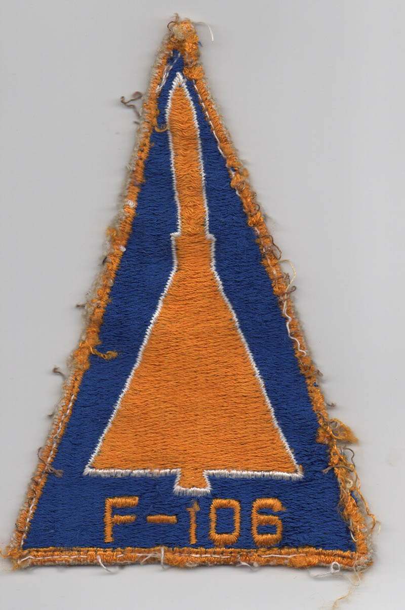 F-106 yellow/blue patch - AIR FORCE (USAAF IS WITH ARMY) - U.S ...