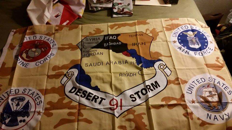 Desert Storm flag - MISC MILITARIA - U.S. Militaria Forum