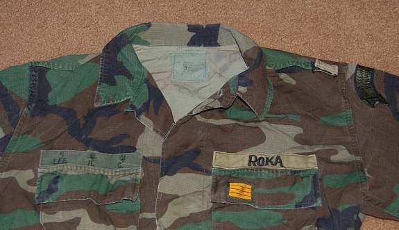 US patches on a South Korean Uniform? - CAMOUFLAGE UNIFORMS - U.S ...