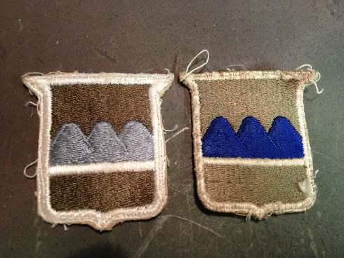need help on some patches, very first ranger diamond? - ARMY AND USAAF ...