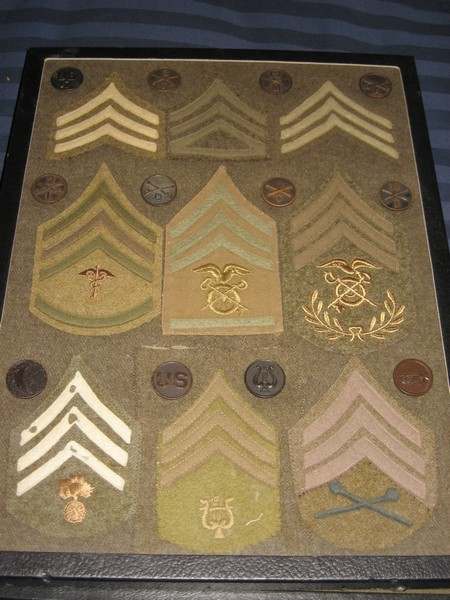 1902 - 1920 Army of the United States chevrons - ARMY (INCLUDING USAAC ...