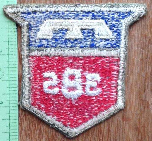 WWII Patches with Regiment Numbers - ARMY AND USAAF - U.S. Militaria Forum
