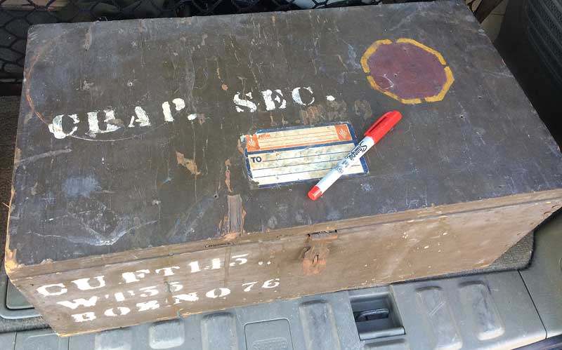 "Chaplain's Section" box - CHAPLAIN CORPS - U.S. Militaria Forum