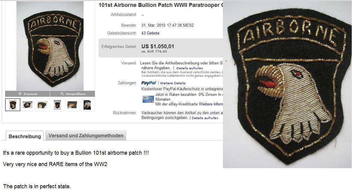 Patches Disproved from Research - Page 2 - ARMY AND USAAF - U.S ...