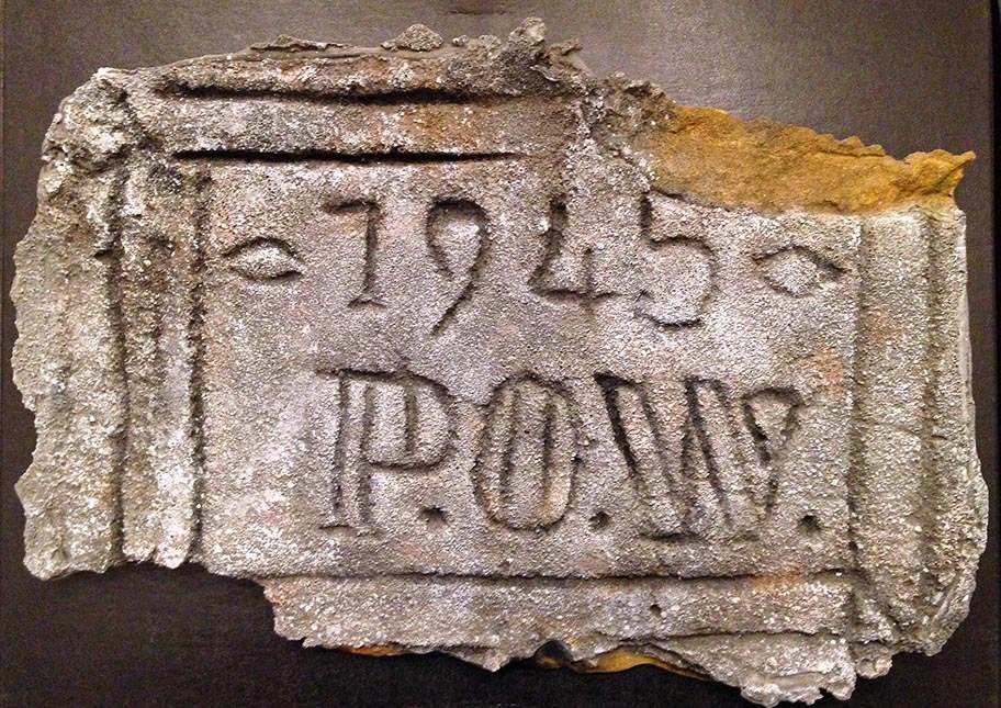 POW graffiti in Camp Butner, NC - PRISONERS OF WAR / P.O.W.'S - U.S ...