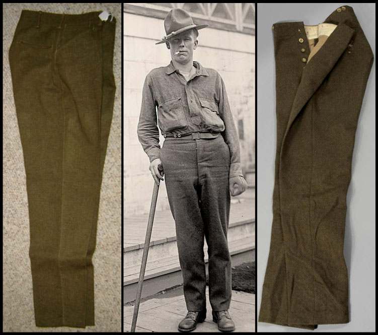 INFO REQ: Were Puttees used with Trousers (not Breeches)? - (1917-1919 ...