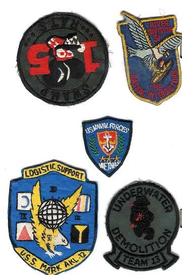 A few Brown Water patches - NAVY, COAST GUARD AND OTHER SEA SERVICES ...