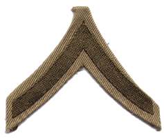 Private Chevron Summer Combat - ARMY (INCLUDING USAAC/AAF) - U.S ...