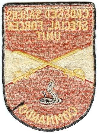 Unknown Cavalry Unit Patch - "Crossed Sabres Special Forces Unit" - CAN ...