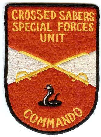 Unknown Cavalry Unit Patch - "Crossed Sabres Special Forces Unit" - CAN ...