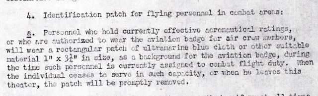 Proof the blue wing backing was worn by the 15th Air Force. - WING ...