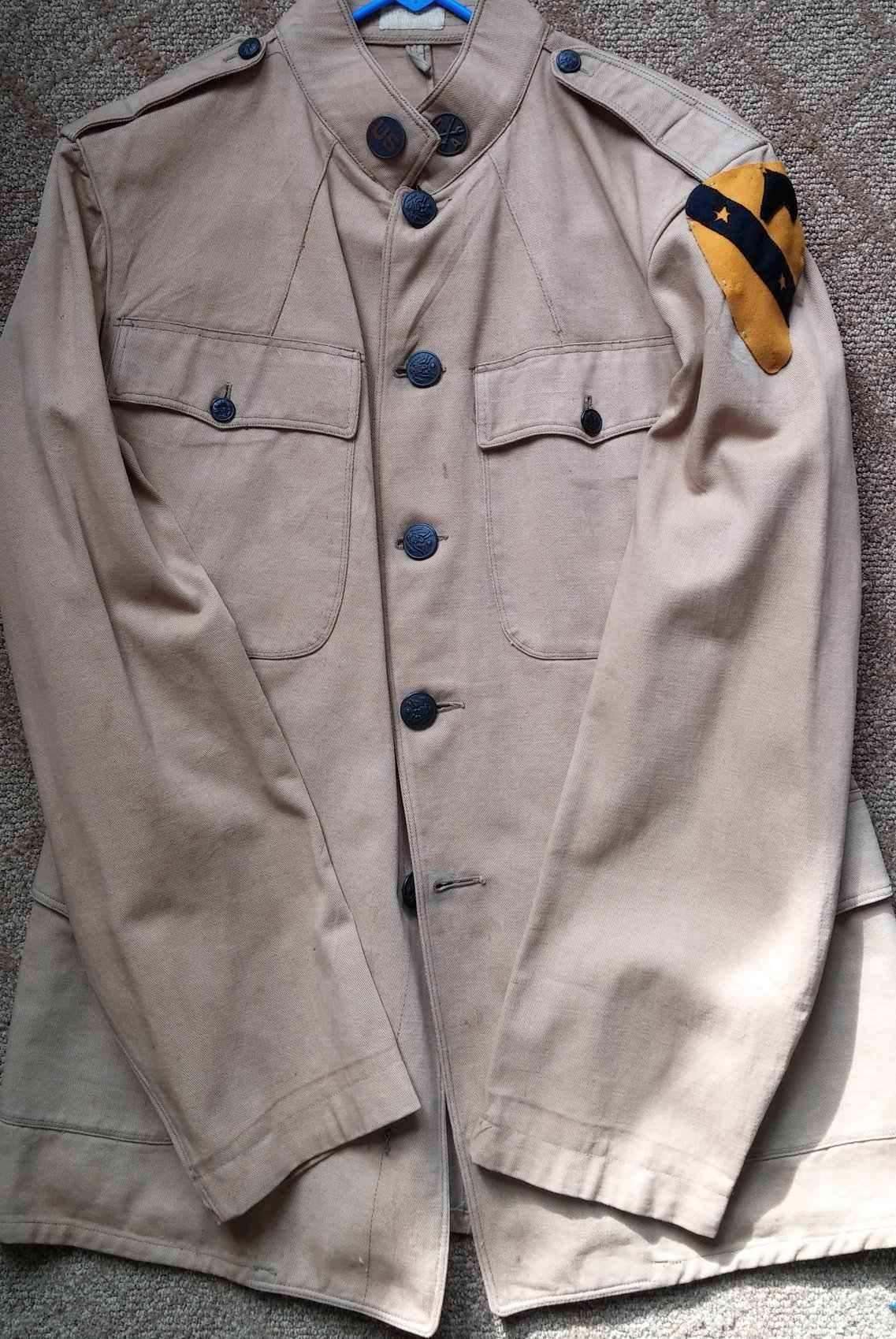 Post WW1 Early 1920's First Cavalry Uniform. - UNIFORMS - U.S ...