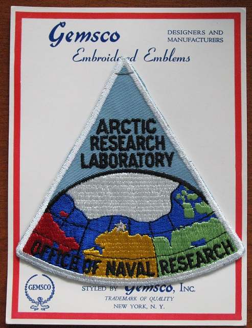 A US Navy Arctic Research Laboratory patch - NAVY, COAST GUARD AND ...