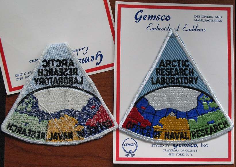 A US Navy Arctic Research Laboratory patch - NAVY, COAST GUARD AND ...