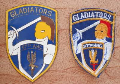 57th AHC - Gladiators Insignia - ARMY AND USAAF - U.S. Militaria Forum