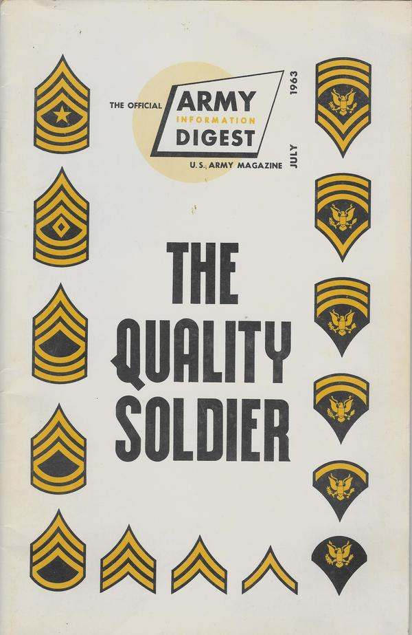 Official U.S. Army Grade and Rank Structure Bulletin1965 - ARMY ...