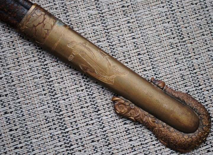 1909 Presentation Sword to Warrant Machinist Edward G. Higgins USN ...