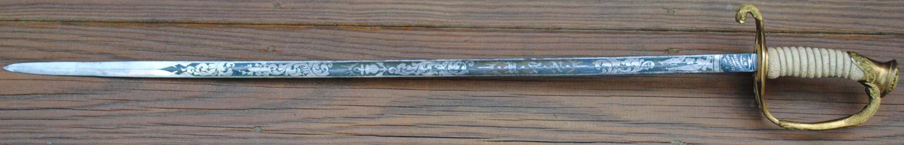 1909 Presentation Sword to Warrant Machinist Edward G. Higgins USN ...