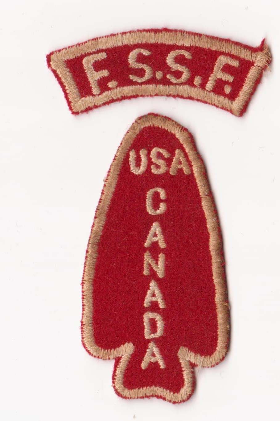 1st Special Service Force CHUTE PATROL Armband - ARMY AND USAAF - U.S ...