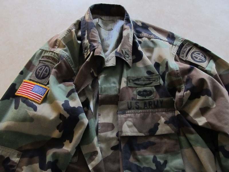 US Army Camo shirt/jacket Airborne - CAMOUFLAGE UNIFORMS - U.S ...