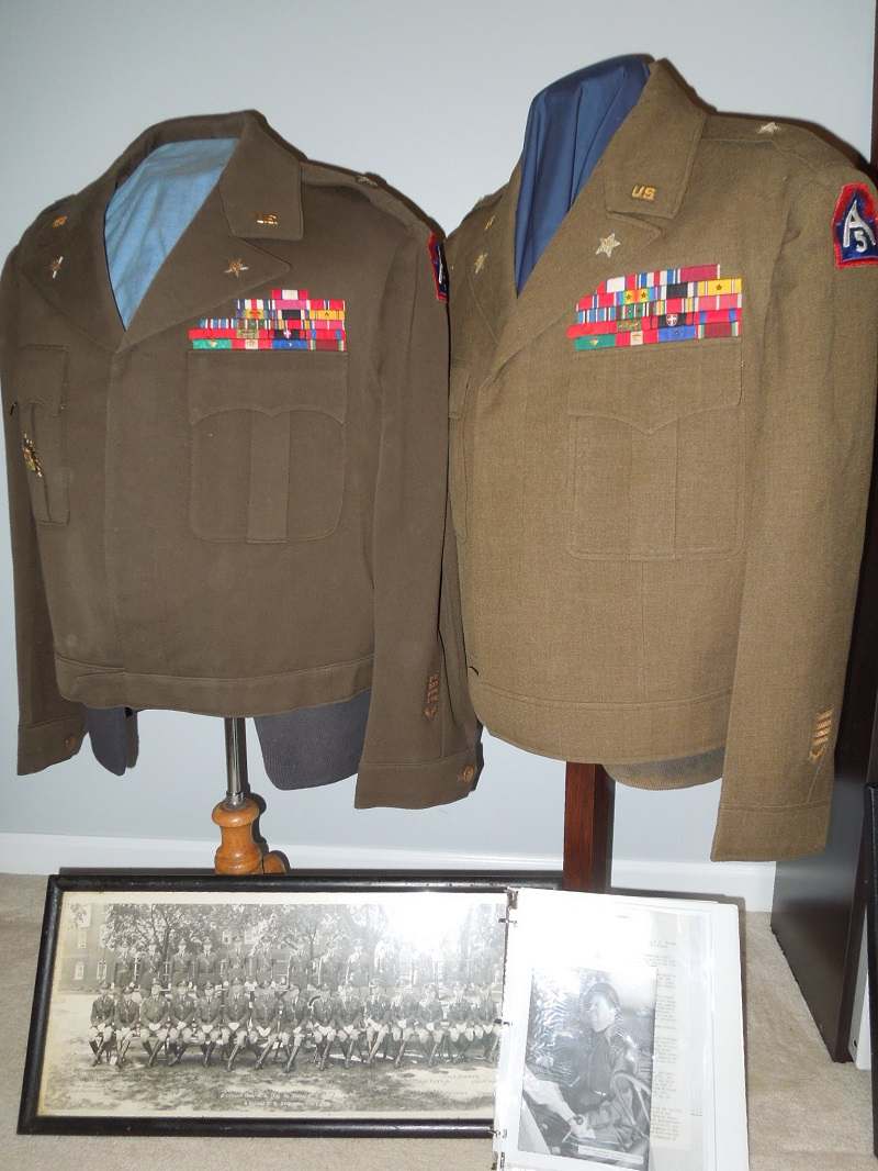 WWII Fifth Army Brigadier General's Uniform Lot- Aaron Bradshaw Jr ...
