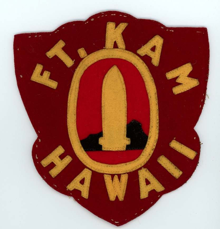Pre-WW2 Fort Kamehameha, Hawaii Coastal Artillery patches - ARMY AND ...