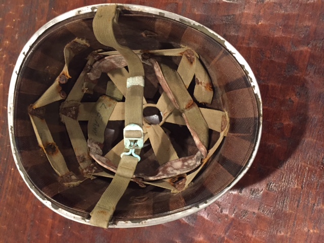 Help with named helmet - M-1; M-1C & M-2 HELMETS - U.S. Militaria Forum