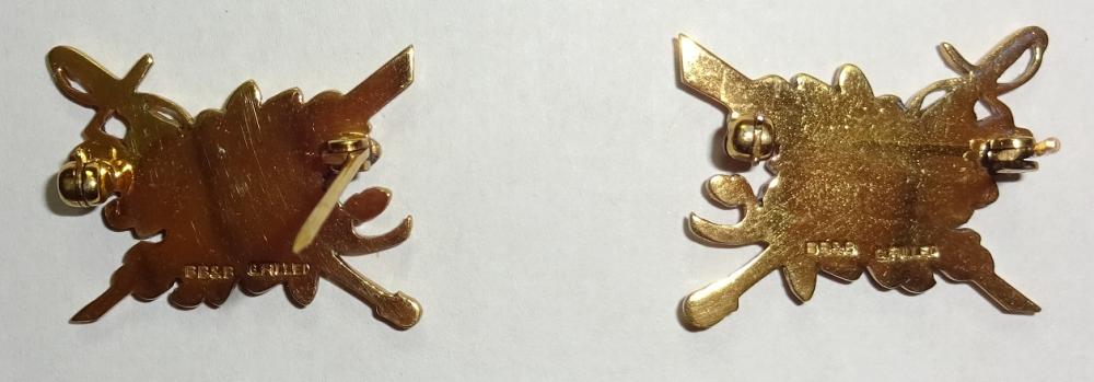 USMC department devices, Gunner Bombs, WO bars and band lyres - MARINES ...