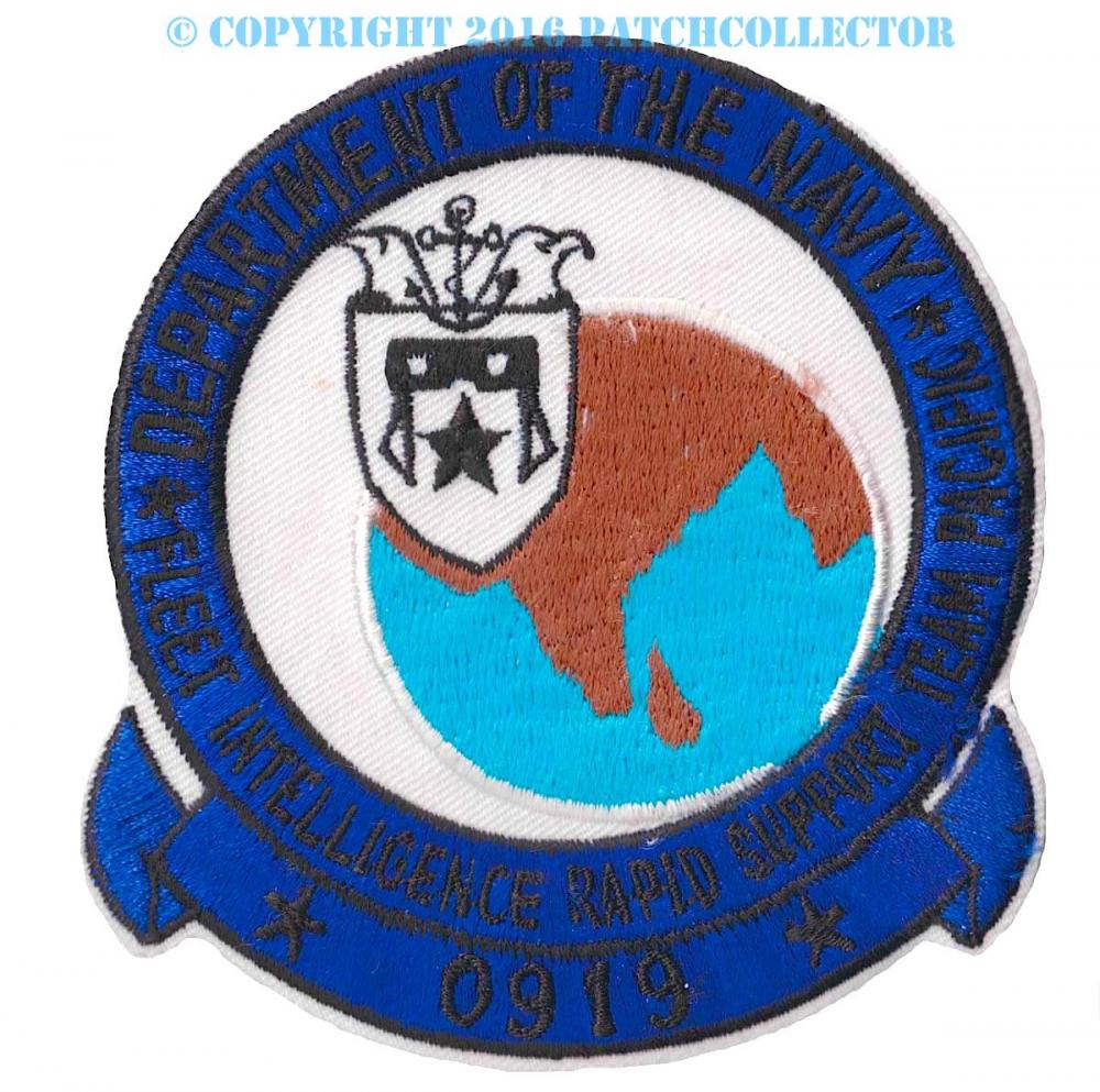 A US Navy Fleet Intelligence Rapid support Team patch - NAVY, COAST ...