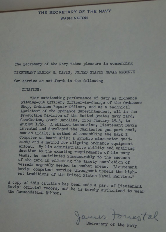 Navy Commendation ribbon and paperwork - MEDALS & DECORATIONS - U.S ...