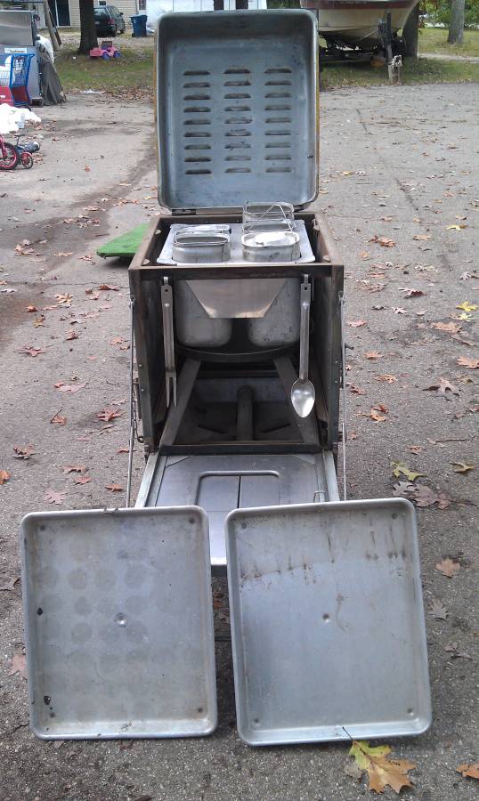 1968 M59 Field Range w/ M2 Burner Unit - BASE/BIVOUAC/CAMP/DEPOT ITEMS ...