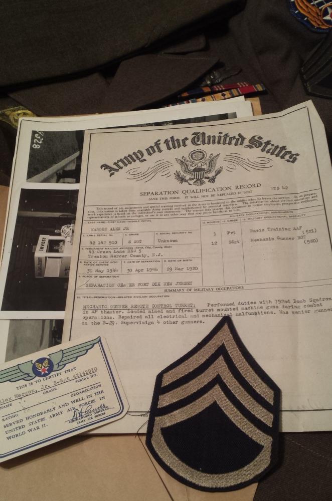 WWII 20th AAF gunner - 468th BG/792nd BS - GROUPINGS PAGE - U.S ...