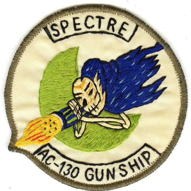 Spectre AC 130 gunship vietnam thai patchs - AIR FORCE (USAAF IS WITH ...
