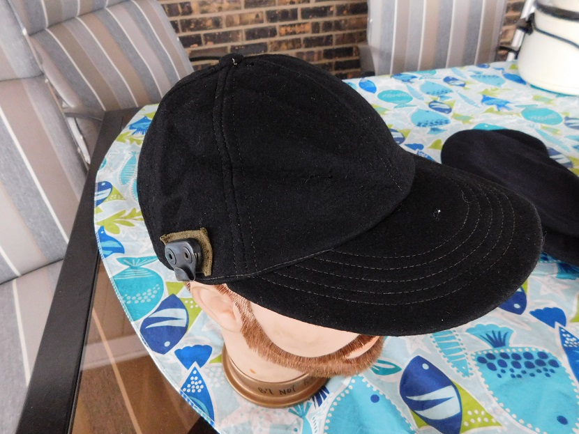 USN USMC WOOL AVIATOR BALL CAP WITH OXYGEN HOOK AND SNAPS - FLYING ...