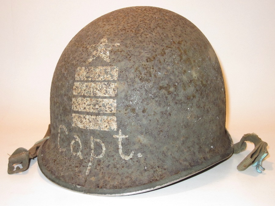 WWII Navy Captain helmet with Hood Rubber liner - NAVY & COAST GUARD ...