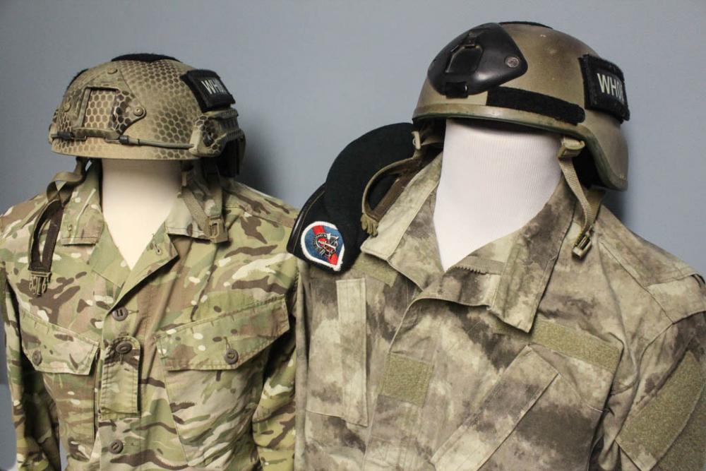 ID'd OIF/OEF Special Forces Helmet Grouping - MODERN COMPOSITE HELMETS ...