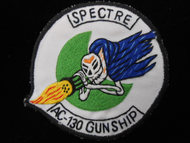Spectre AC 130 gunship vietnam thai patchs - AIR FORCE (USAAF IS WITH ...