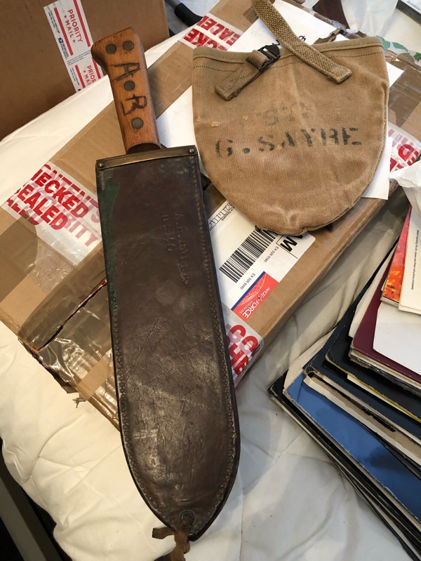 USMC BOLO knife Named - EDGED WEAPONS - U.S. Militaria Forum