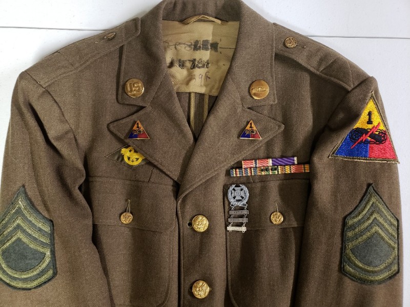WWII 1st armored division service coat - UNIFORMS - U.S. Militaria Forum