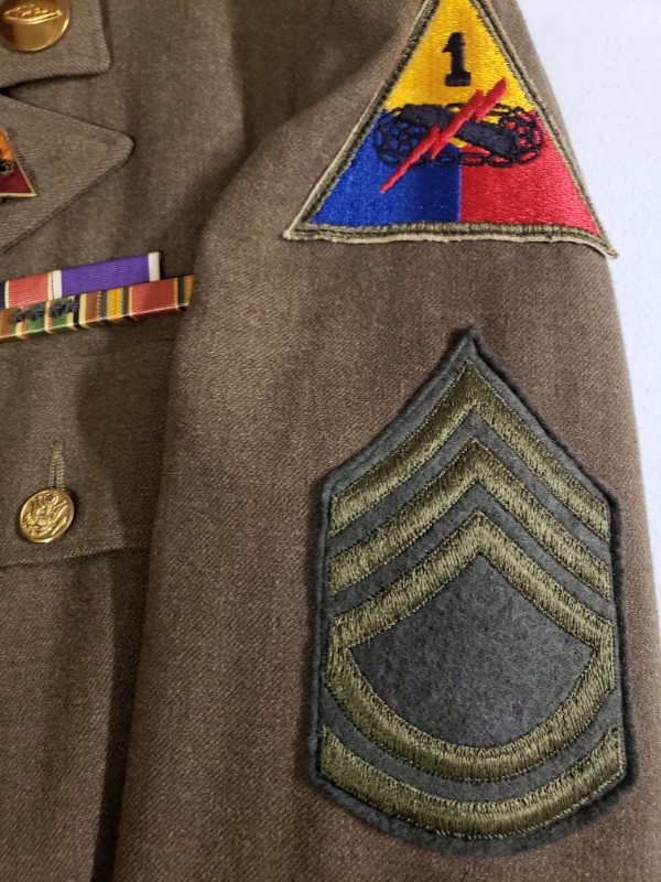 WWII 1st armored division service coat - UNIFORMS - U.S. Militaria Forum