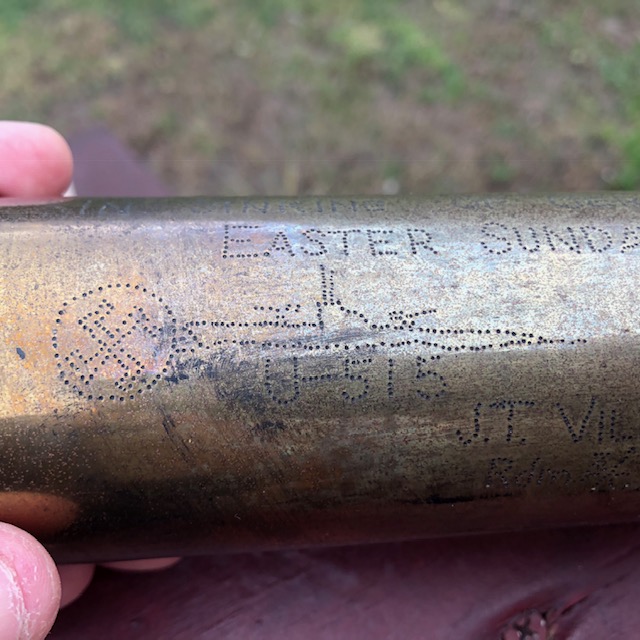 Navy History! Shell off the USS Chatelain Capture of German Submarine U ...