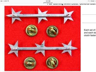 3 Star General Insignia - ARMY (INCLUDING USAAC/AAF) - U.S. Militaria Forum