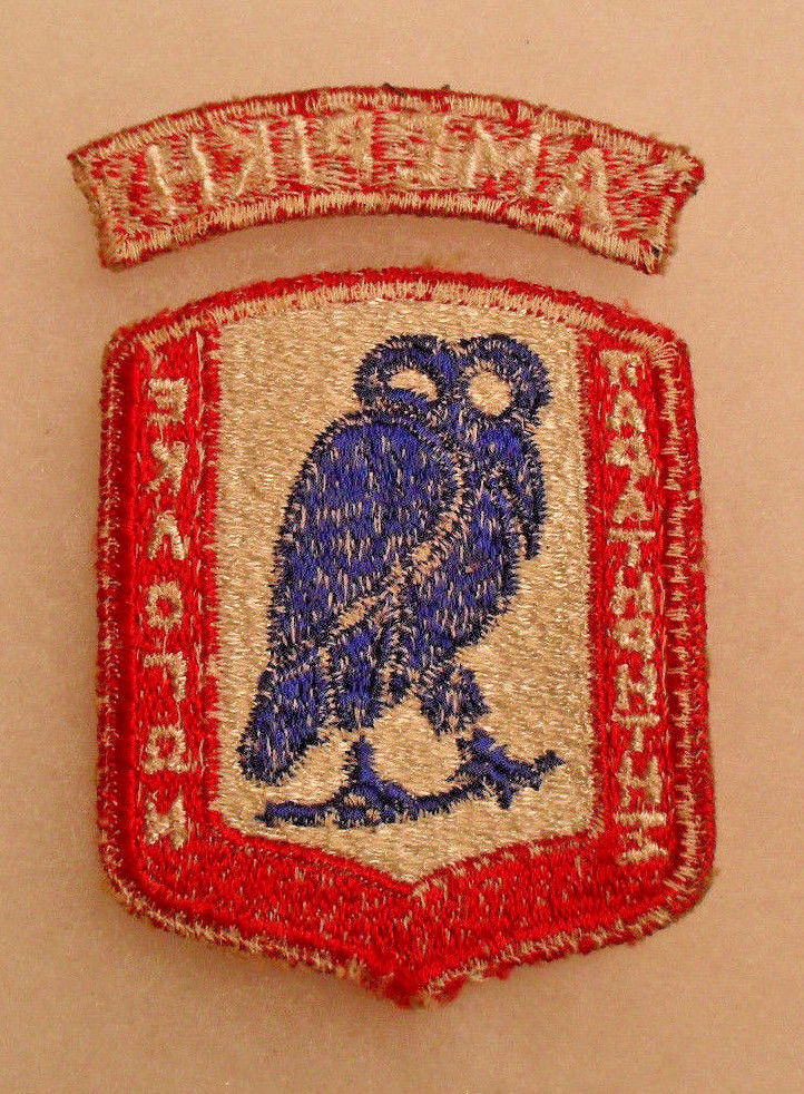 Real? Another WW2 Greek Elections Patch w Tab - ARMY AND USAAF - U.S ...