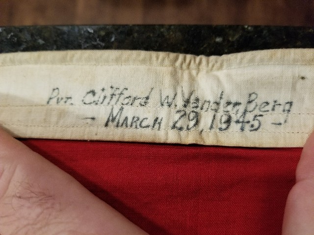 What unit signed this flag? - SPOILS OF WAR - U.S. Militaria Forum